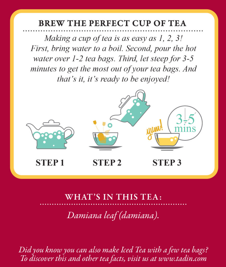 Damiana Tea – Tadin Herb & Tea Co.