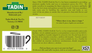 Riñosan – Tadin Herb & Tea Co.