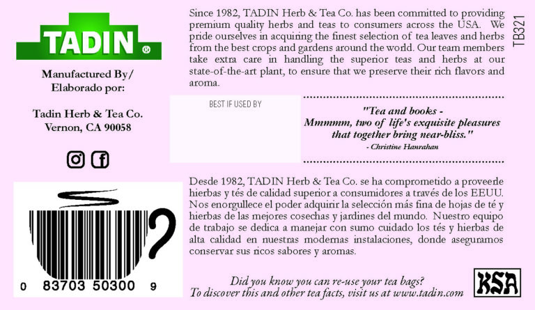 Seven Blossoms Tea – Tadin Herb & Tea Co.