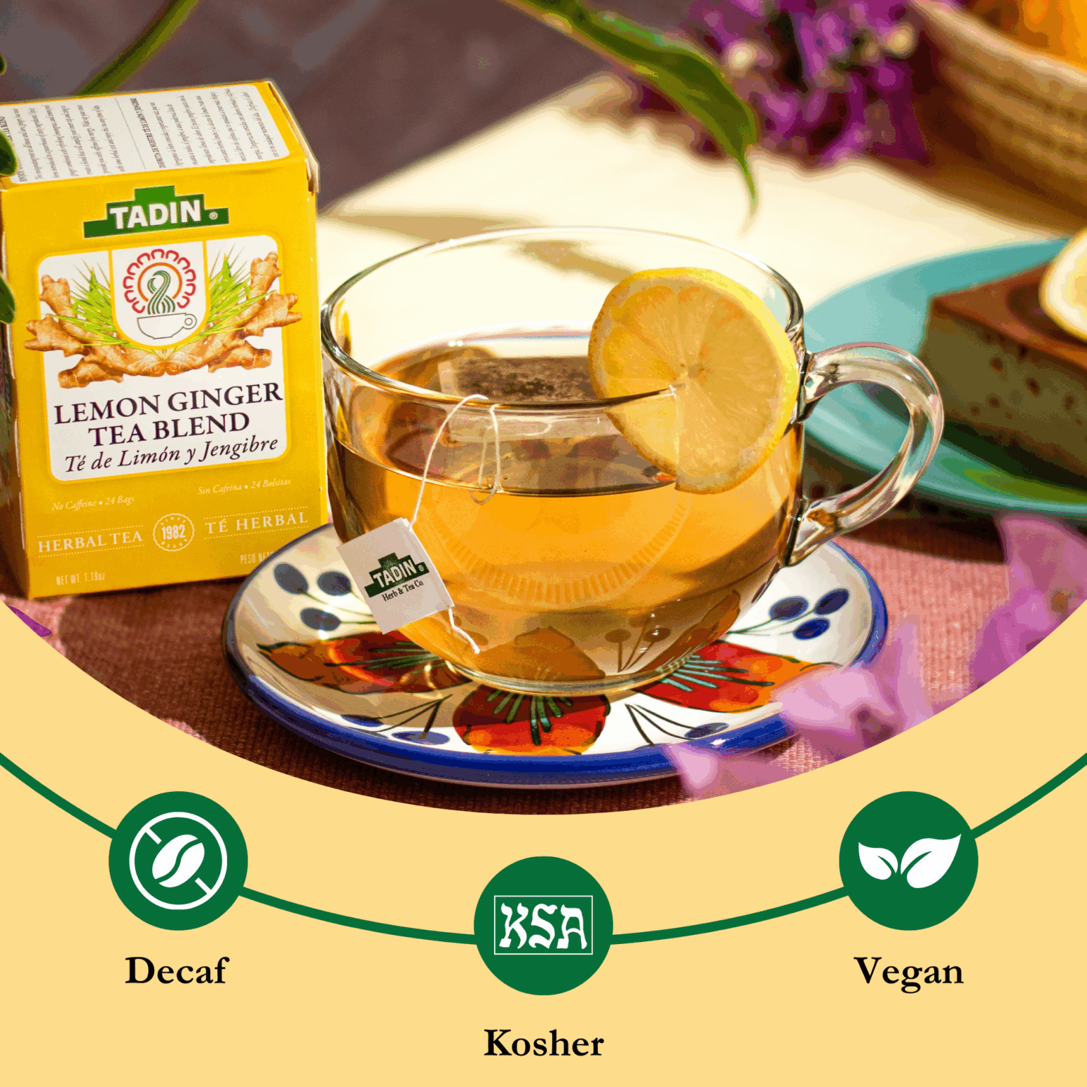 Lemon Ginger Tea Blend – Tadin Herb & Tea Co.