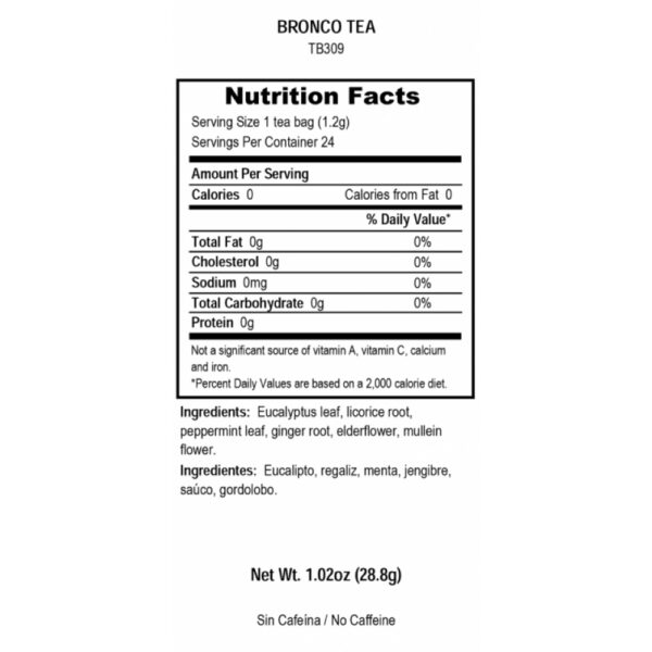 Bronco Té – Tadin Herb & Tea Co.